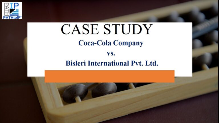 CASE STUDY: Coca-Cola Company v/s Bisleri International Pvt. Ltd ...