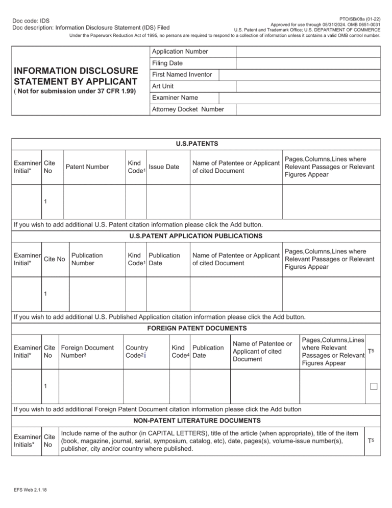 The Complete Guide To Information Disclosure Statements Ids For A Patent Success Pathtoip